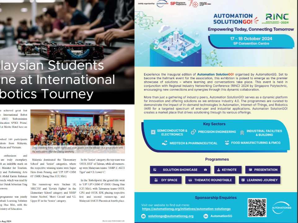 Automation SolutionGO! | Initiatives | AUTOMATIONSG | SIAA